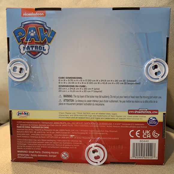 Jakks | Toys | Paw Patrol Stack N Pack Locker Cube Popup Mirror Lift To ...